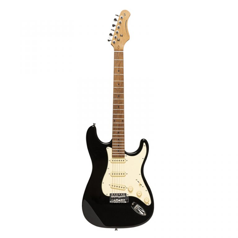 Stagg SES-55 BLK Vintage Series Electric Guitar, Black