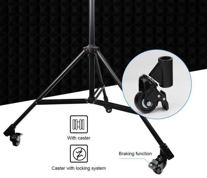 Alctron MA648 Extra Tall Heavy Duty Floor Mic Stand