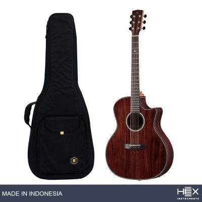 Hex Queen GA520CE G Cutaway Acoustic/Electric Guitar with Standard Gig Bag