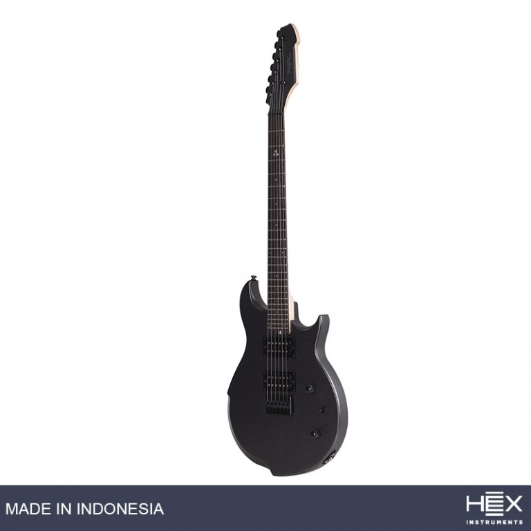 Hex Witch Series W300 S/MGY Electric Guitar with Deluxe Bag, Metallic Gray