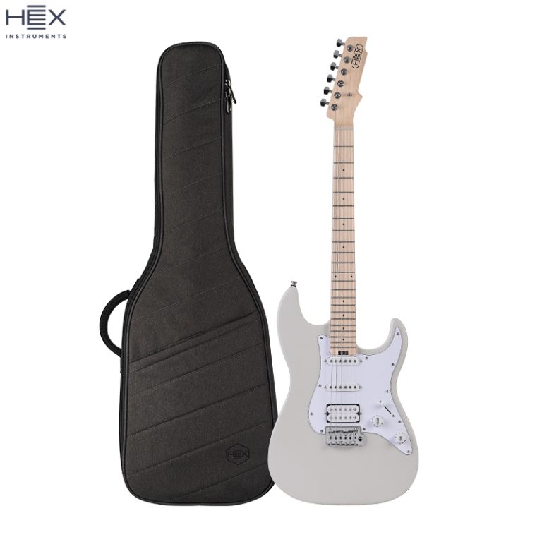 Hex E100 Plus S/PGY Stratocaster Electric Guitar with Deluxe Bag