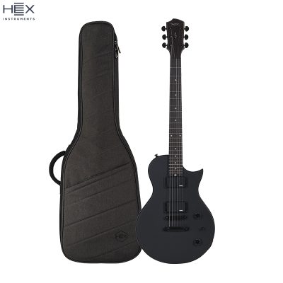Hex H100 S/BK Les Paul Electric Guitar with Deluxe Bag