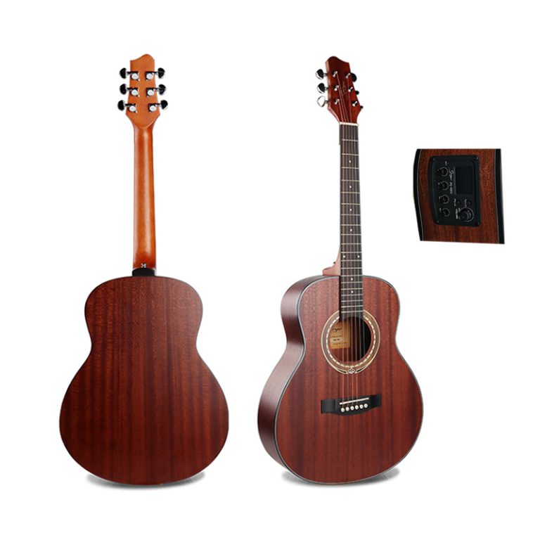 Smiger SM-362 Semi Acoustic Travel Guitar with Bag