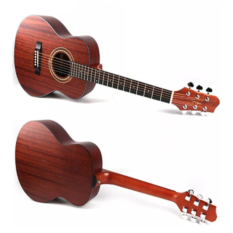 Smiger SM-362 Semi Acoustic Travel Guitar with Bag