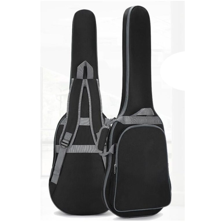 Smiger LG9 Les Paul Electric Guitar with Bag, Black