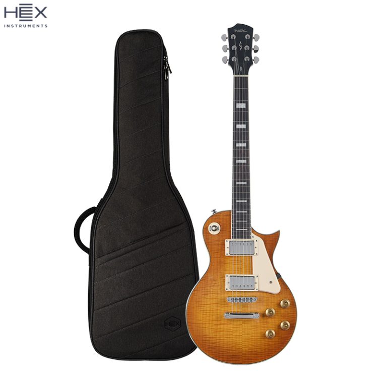 Hex Hero H300 Electric Guitar with Deluxe Bag, Honeyburst