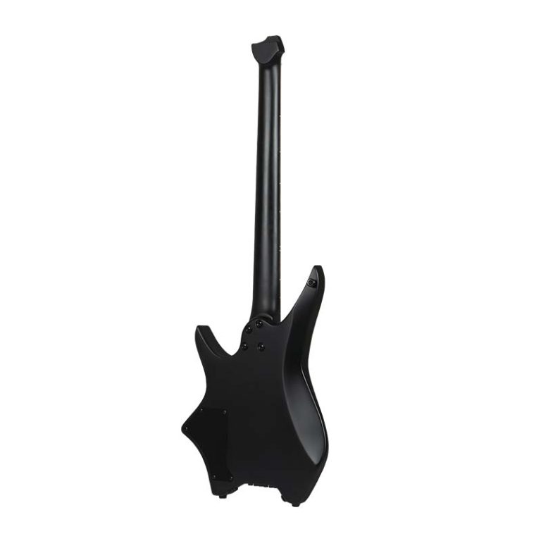 Hex Next N400 Headless Electric Guitar with Deluxe Bag, Black