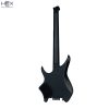 Hex Next N400 Headless Electric Guitar with Deluxe Bag, Black