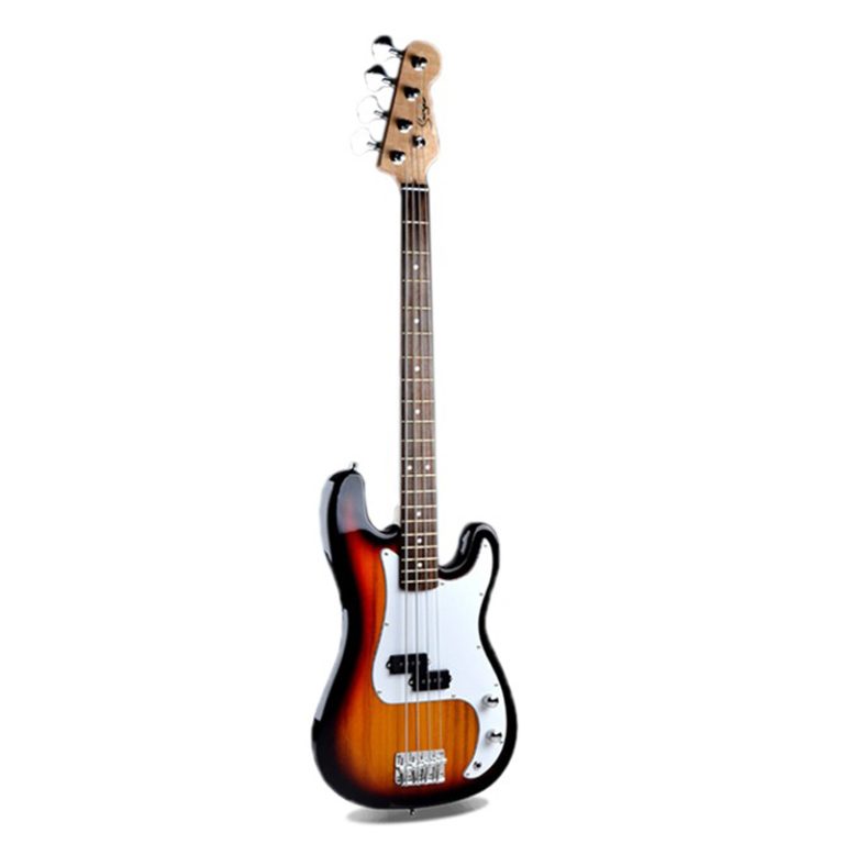 Smiger GB1 4 String Electric Bass Guitar, Sunburst